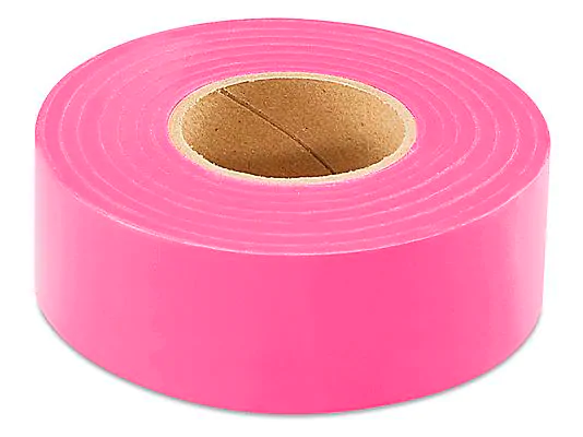 1" Pink Flagging Tape 120' roll – RB Williams Industrial Supply