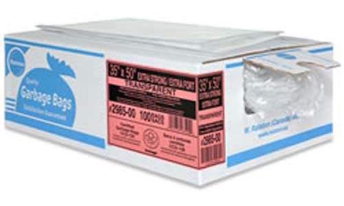 35"x50" Strong Transparent Garbage Bags 125/Case – RB Williams ...
