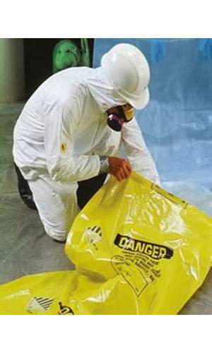 6 mil 38"x60" Yellow Asbestos Disposal Bags 50/roll – RB Williams ...