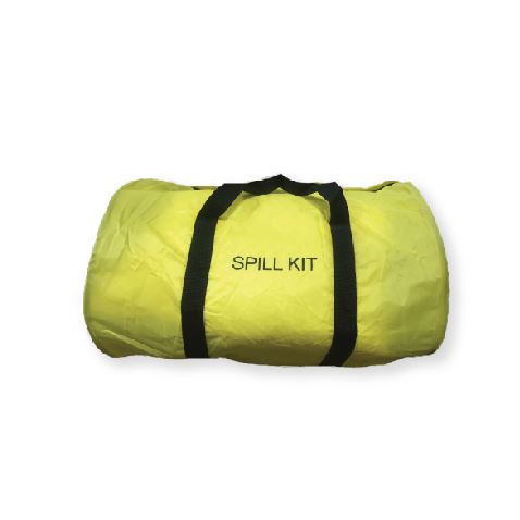 Yellow Duffel Bag c/w Spill Kit Logo 12" Dia x 18" Long – RB Williams ...