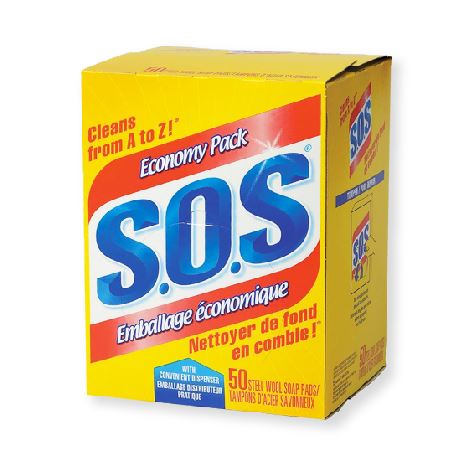 S.O.S. Soap Pads 50/pkg – RB Williams Industrial Supply
