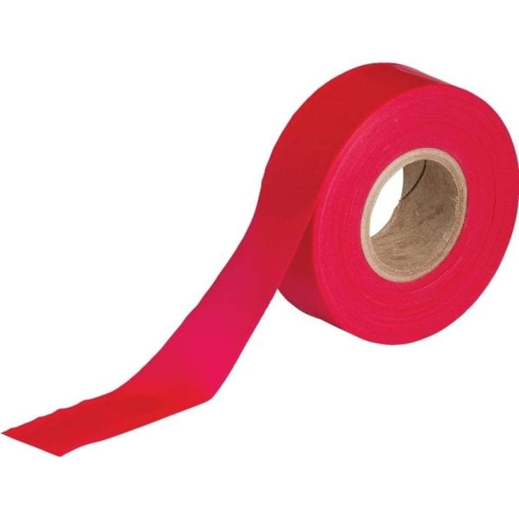 1" Red Flagging Tape 120' roll – RB Williams Industrial Supply